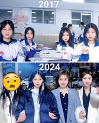 高中閨蜜四人「時隔7年」再合體！本以為「左一女生」會是最清純的，沒想到卻是變化最大的 - MyBB